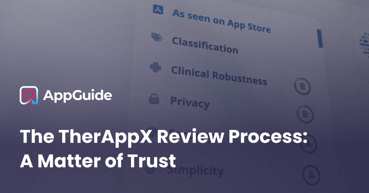 The TherAppX Review Process: A Matter of Trust - AppGuide